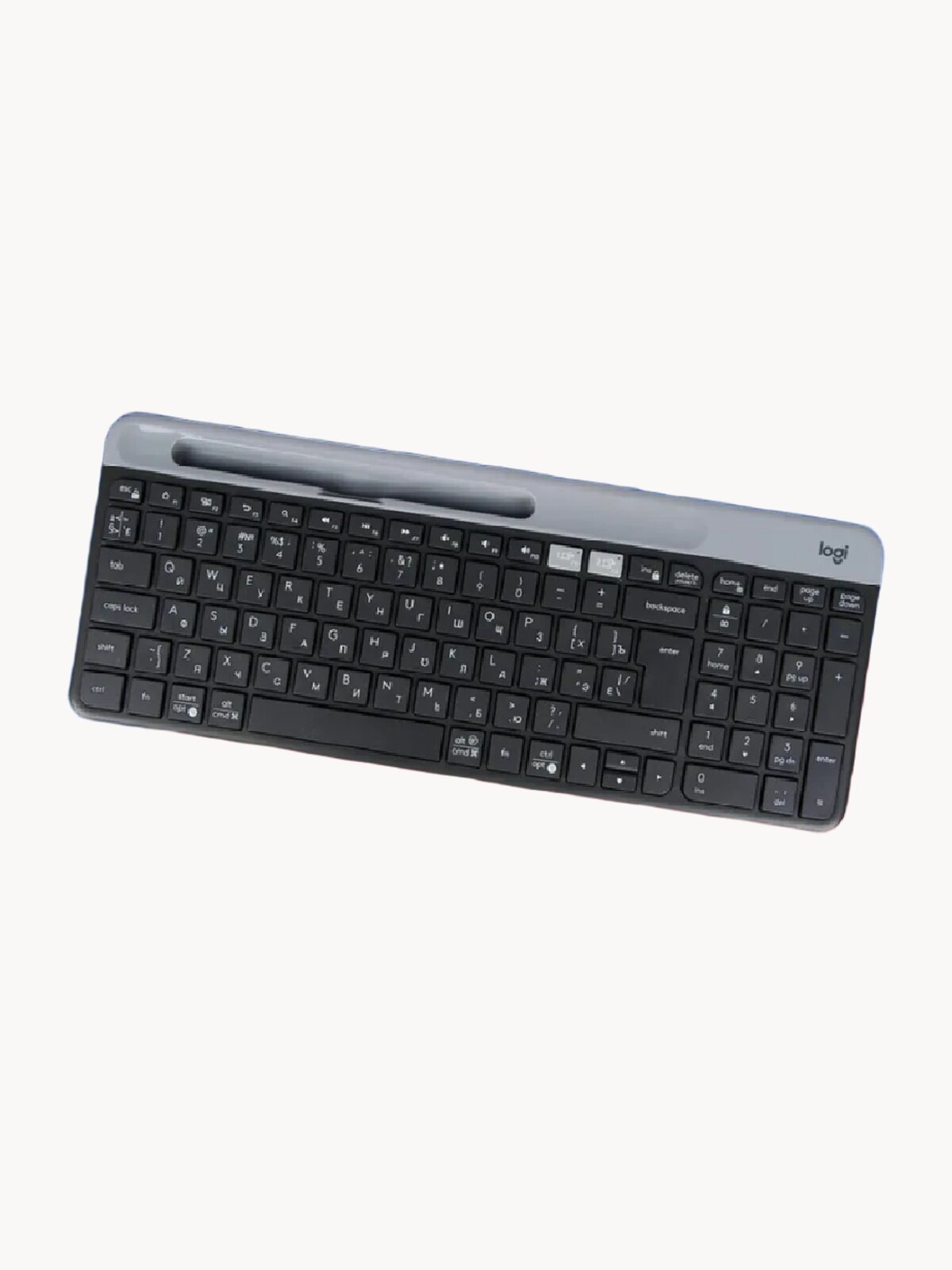 Клавиатура Logitech K580 Multi-Device Keyboard Slim (920-009208) Graphite, Русская и английская раскладка, черно-серая