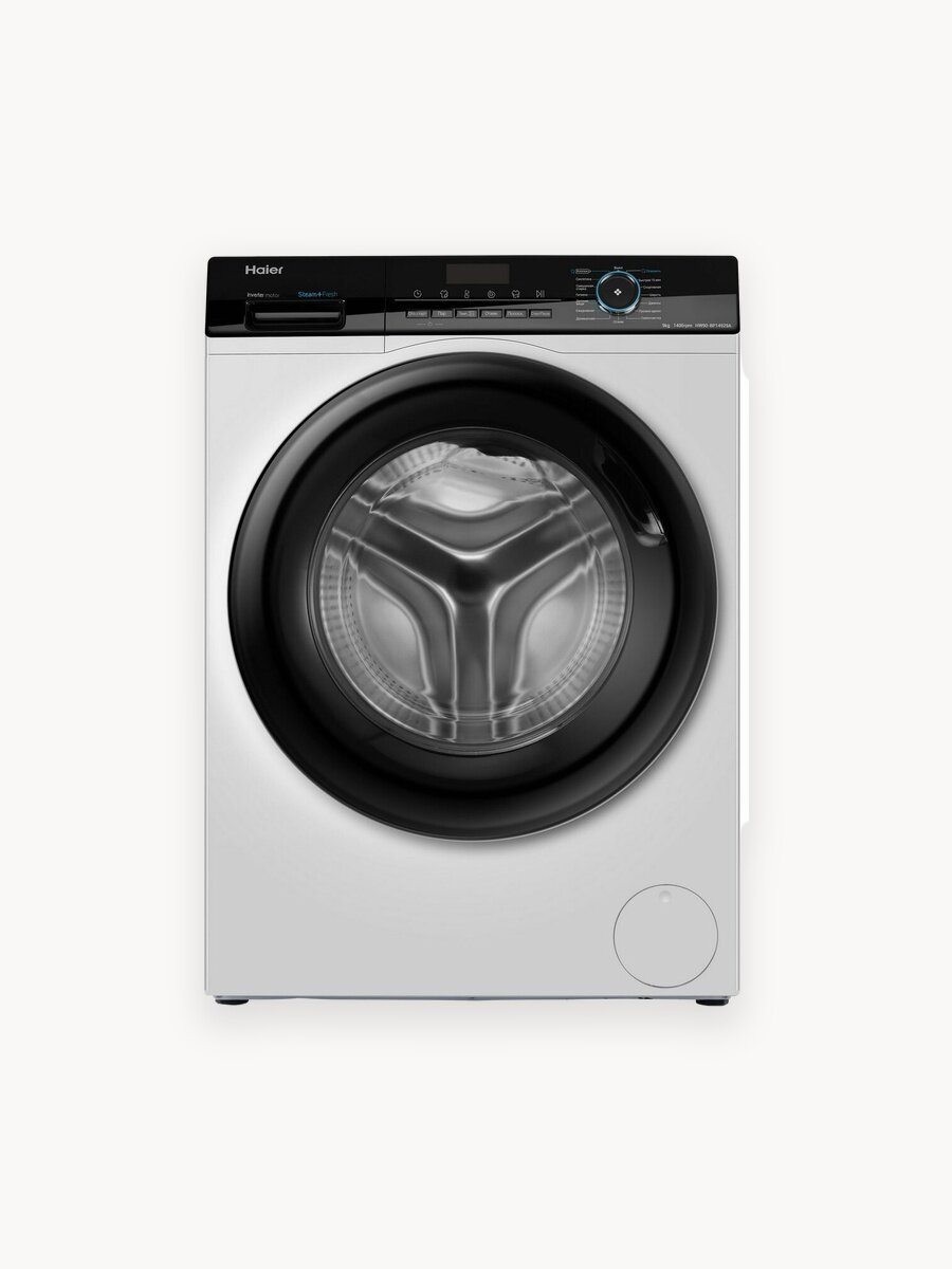 Стиральная машина Haier HW90-BP14929A 9 кг, инверторный мотор, белый