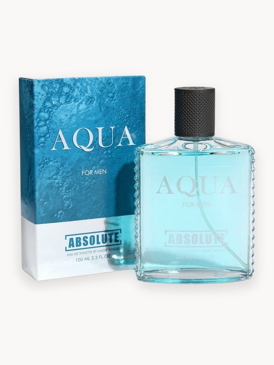 Туалетная вода мужская Absolute Aqua, 100 мл, акватический аромат (по мотивам Acqua Di Gio (G.Armani)