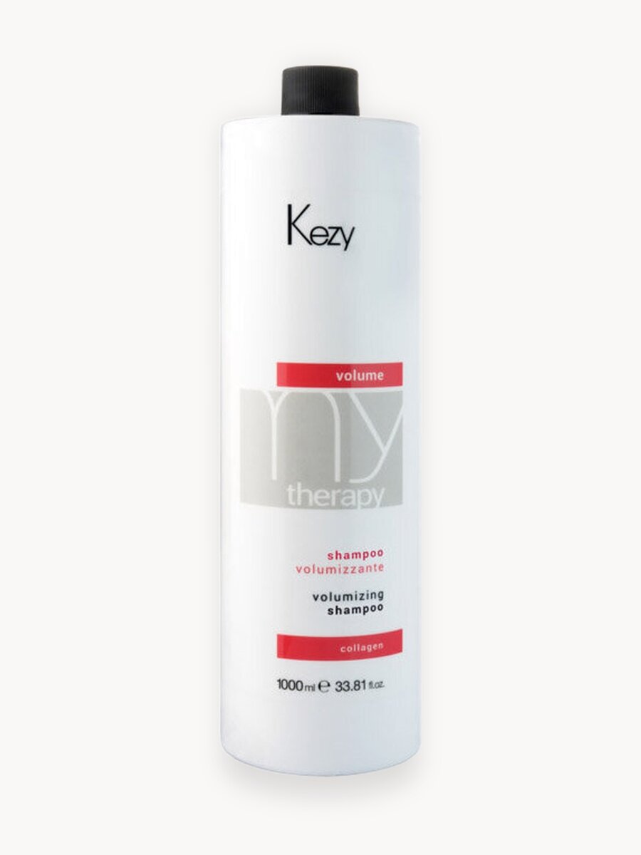 Шампунь для придания объема KEZY MyTherapy Volume Collagen, морской коллаген, 1000 мл