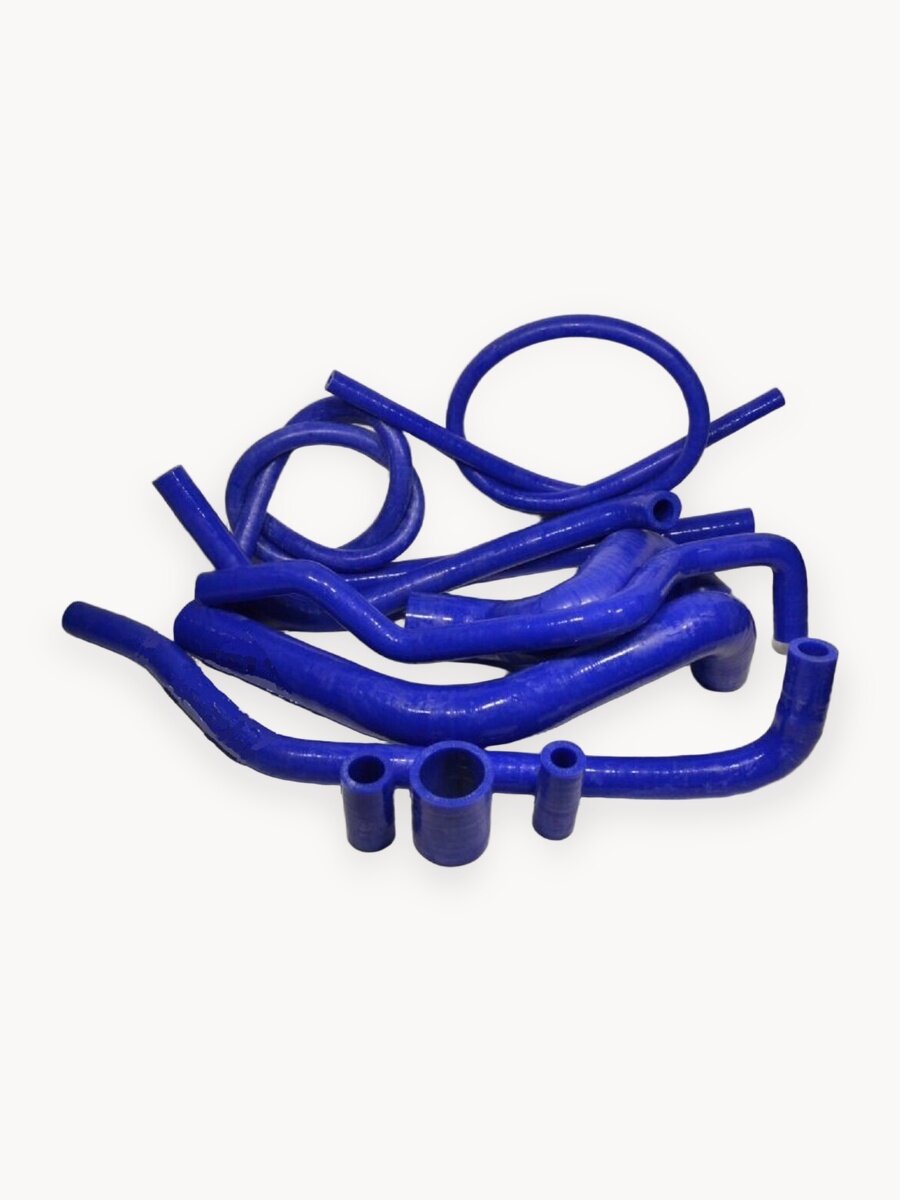 УАЗ Патриот (Patriot) дв. ЗМЗ 409 Е-2,3 (2012 - 2016) МКПП. Силиконовые патрубки радиатора и печки (с кондиционером) (к-т 12шт)