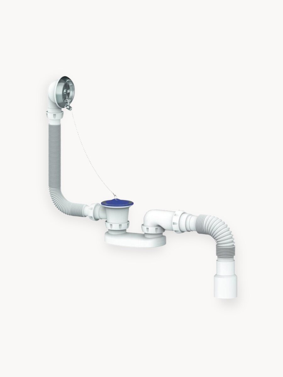 Сифон Unicorn S12 для ванны и глубокого поддона