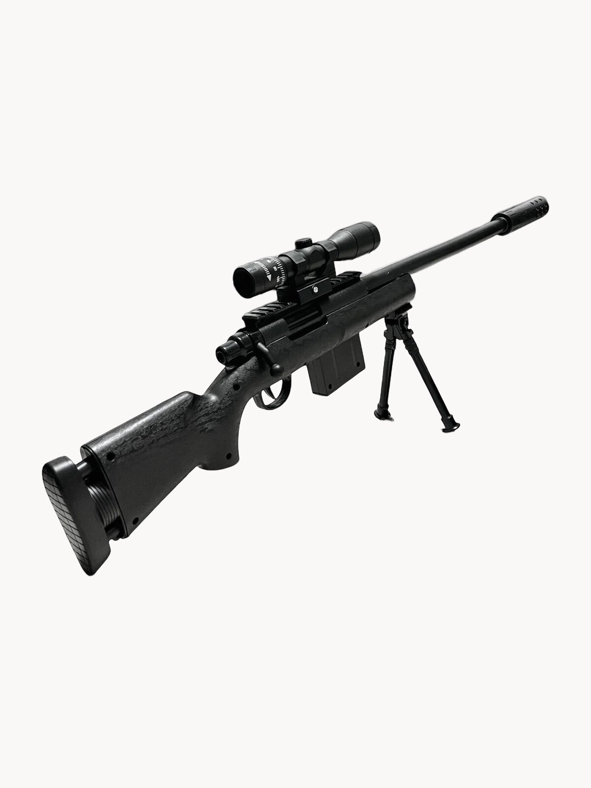 Игрушечная Снайперская винтовка AWM с оптическим прицелом (82 см) Автомат с пульками 6 мм / Игрушечное оружие