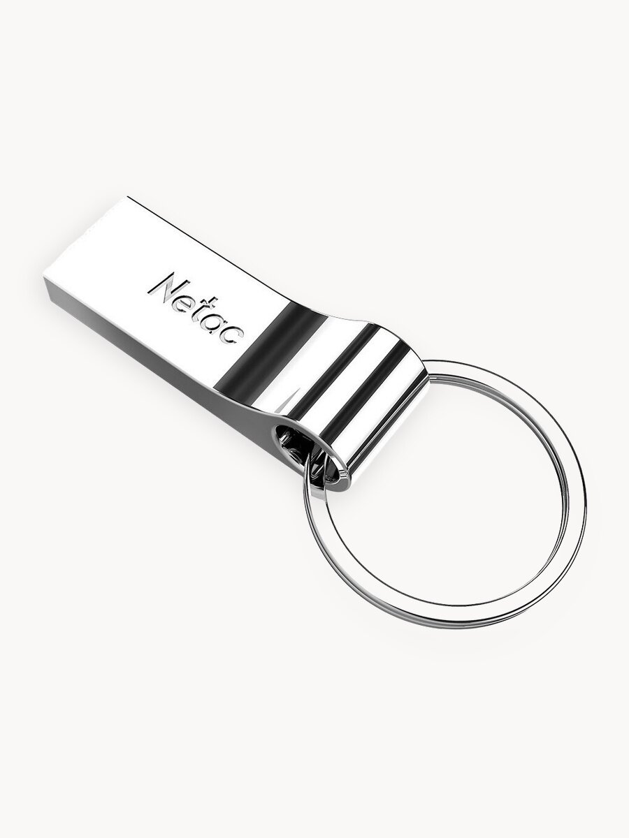Флешка USB NETAC U275 32ГБ, USB2.0, серебристый [nt03u275n-032g-20sl]
