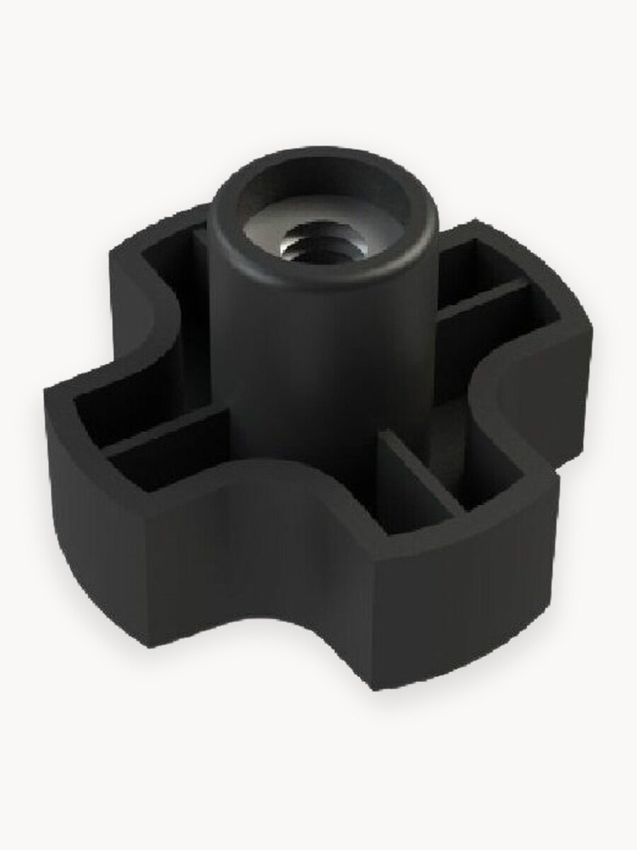 Гайка барашек с резьбой М6/ фиксатор с гайкой / ручка с гайкой М6