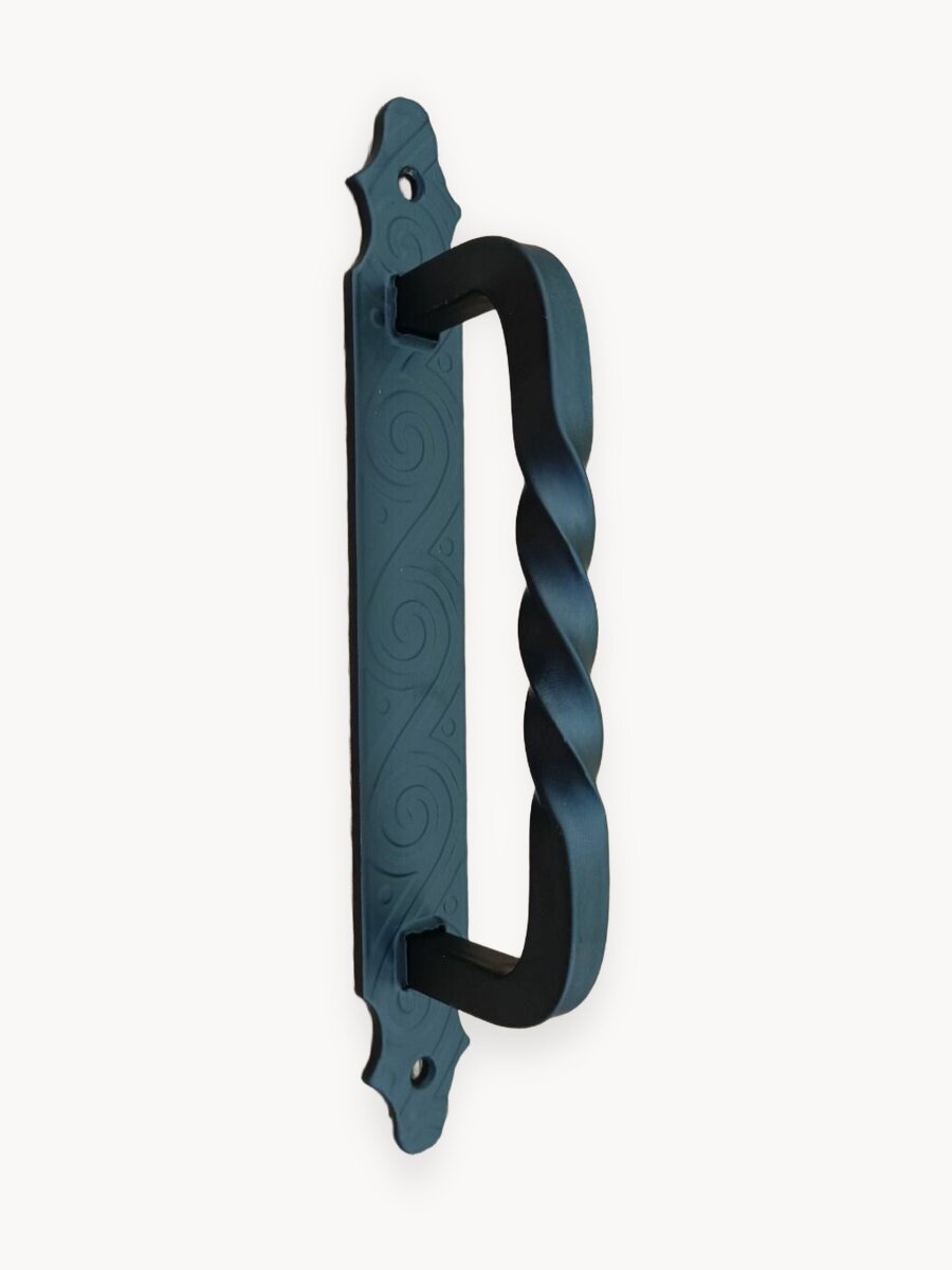 Ручка декоративная (215) /кованая/ серия ярославль (черный)