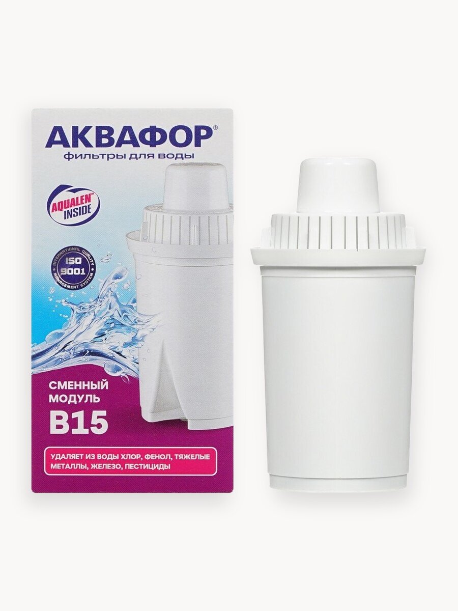 Картридж Аквафор В15, для фильтров-кувшинов, для жесткой воды