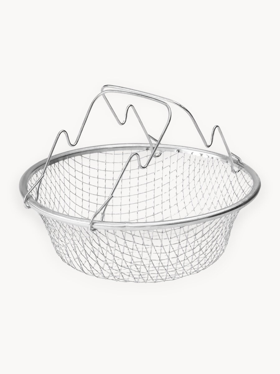 Фритюрница Доляна, диаметр 18 см, нержавеющая сталь, цвет серебристый