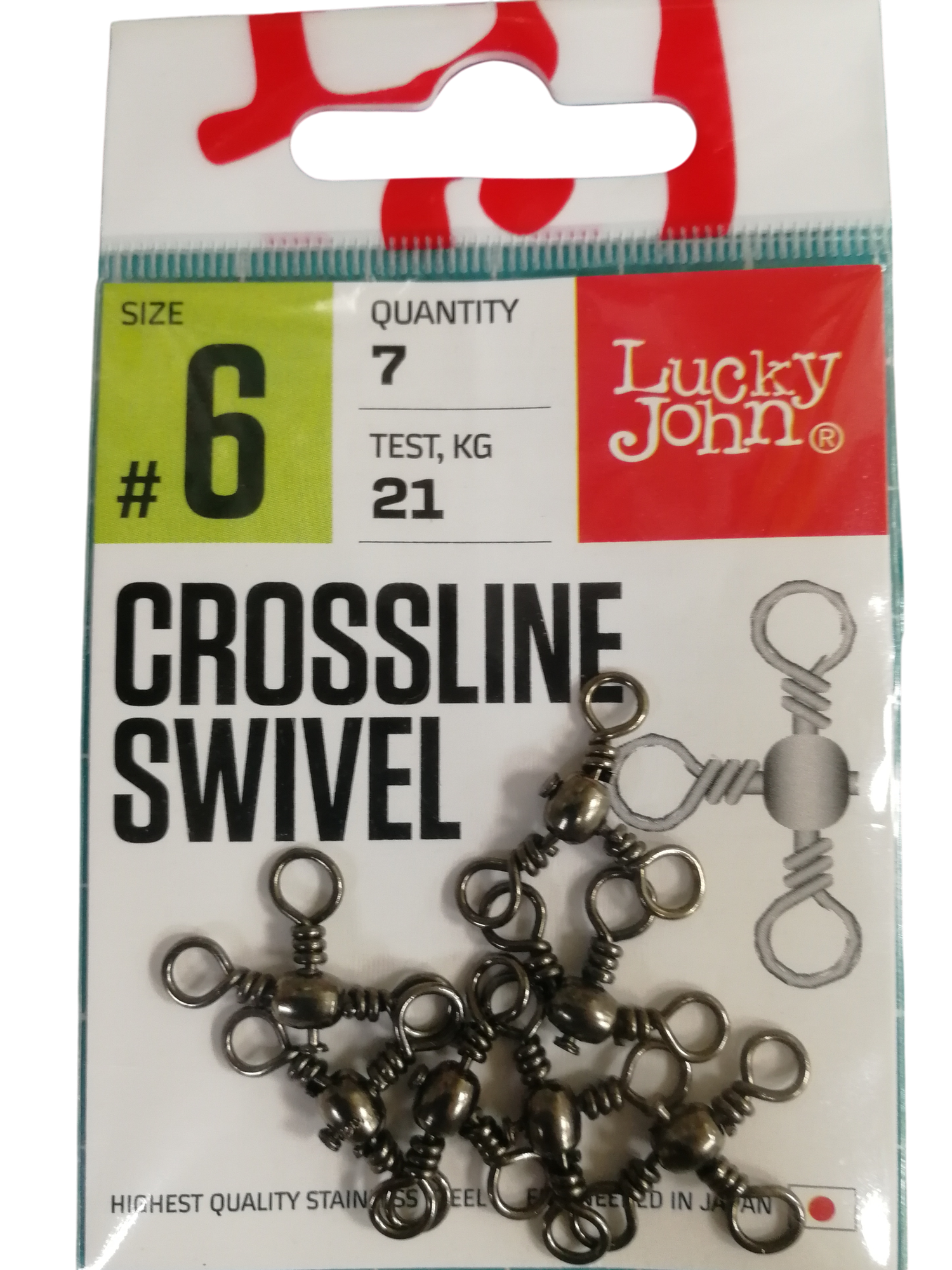 Вертлюги трехстор. LJ Pro Series CROSSLINE SWIVEL 006 7шт.