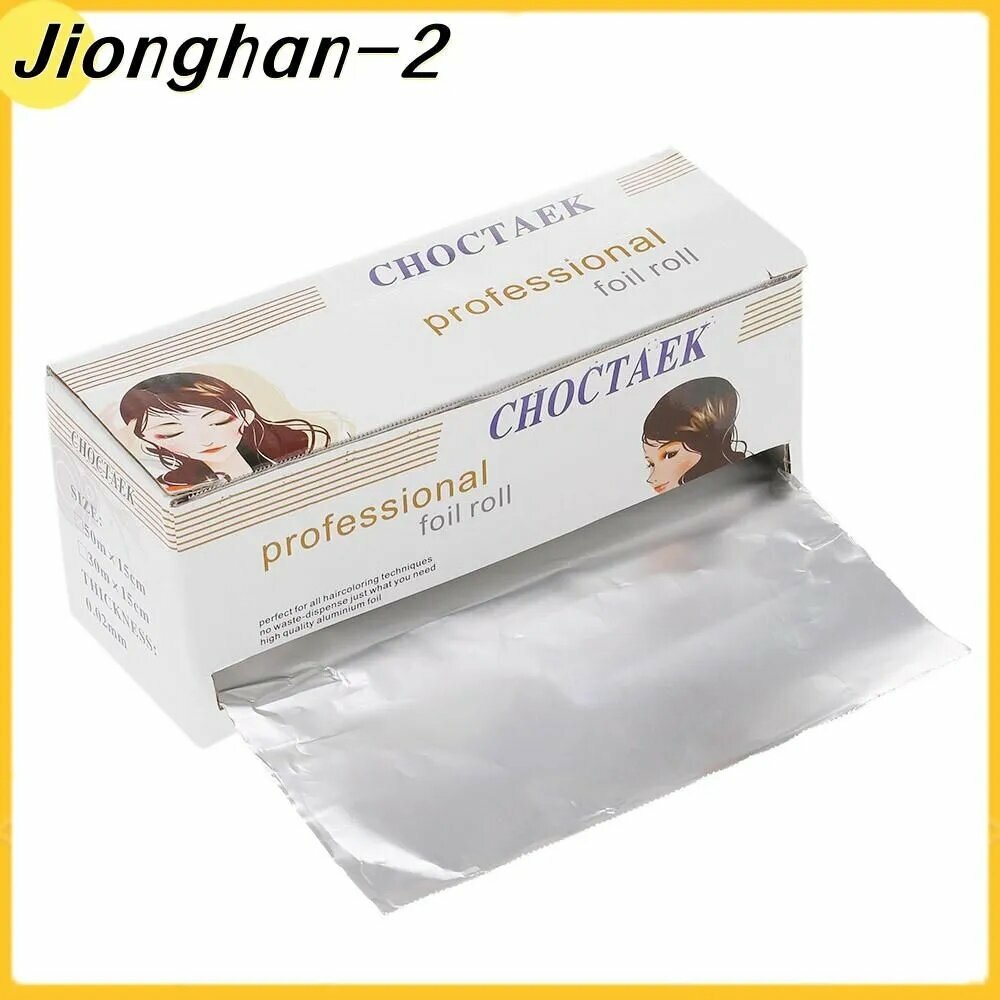 Фольга алюминиевая, легкая в использовании, для окрашивания волос и ногтей