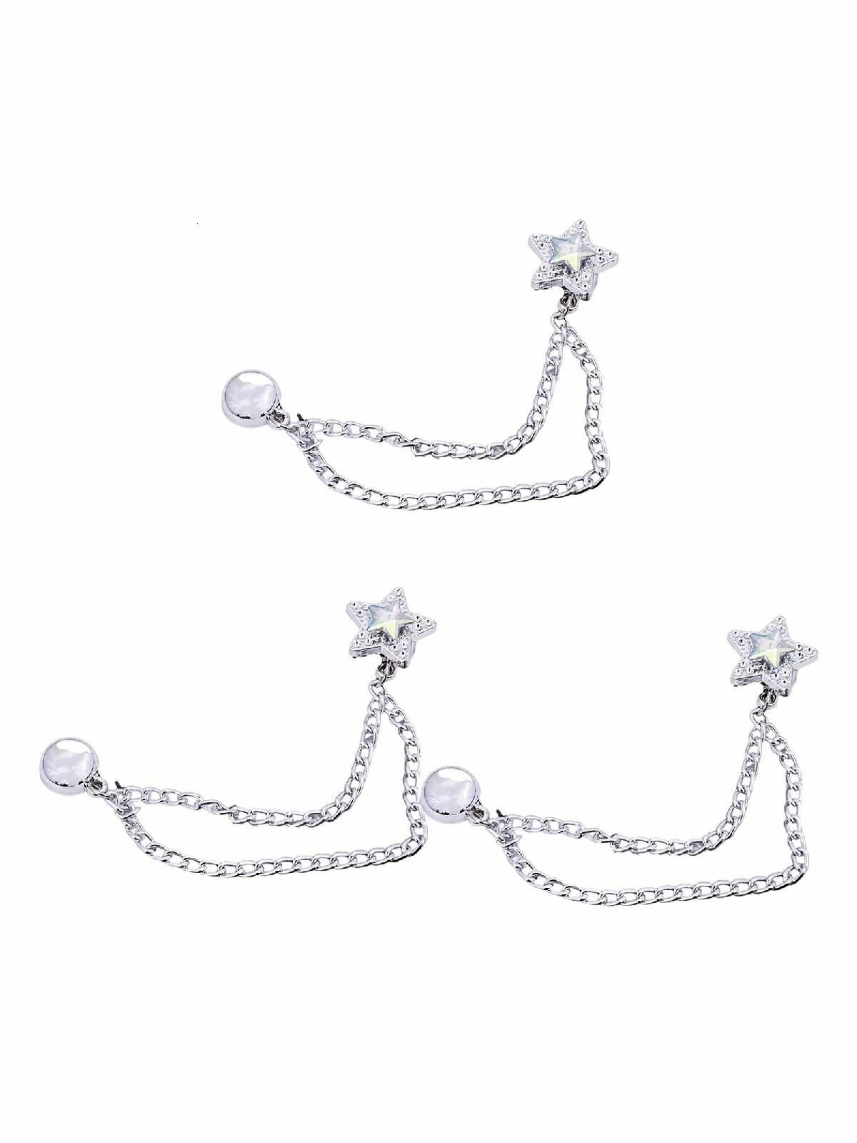 Магнитные зажимы для одежды с цепочкой, - Пять углов