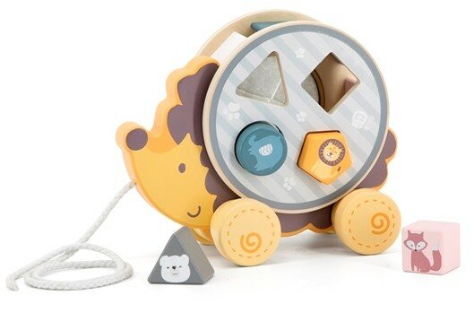 VIGA Сортер-каталка Ёж (дерево) 44025 с 1,5 лет