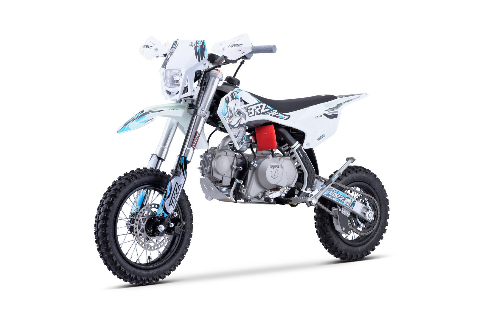 Питбайк BRZ H2 YX110 12/10 белый (без ПТС в заводской упаковке)