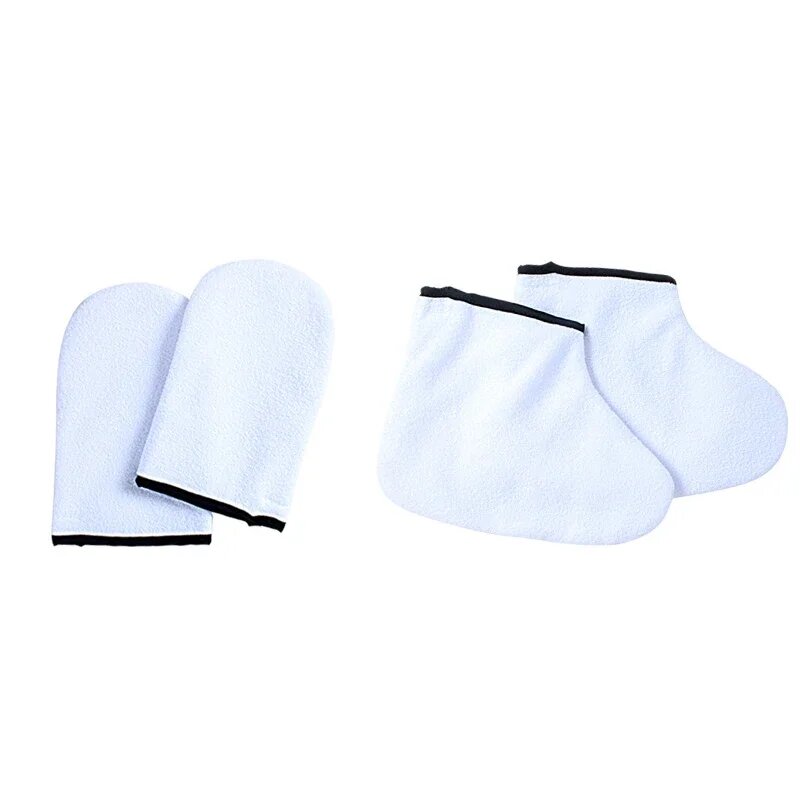 Парафиновые перчатки и носки для рук и ног, white