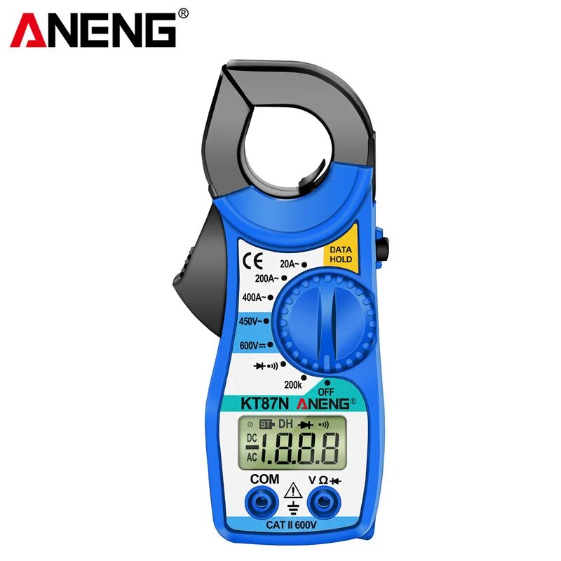 Токоизмерительные клещи ANENG KT87N, 600V, Blue