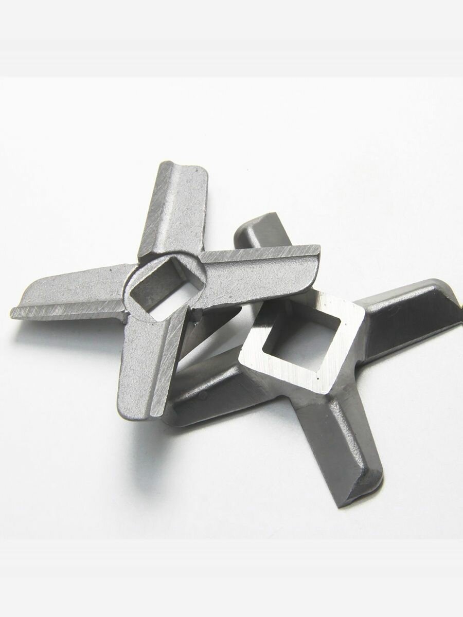 TASP Нож для мясорубки №8 ZELMER, BOSCH, MOULINEX, VITEK (10 мм), 2 шт.