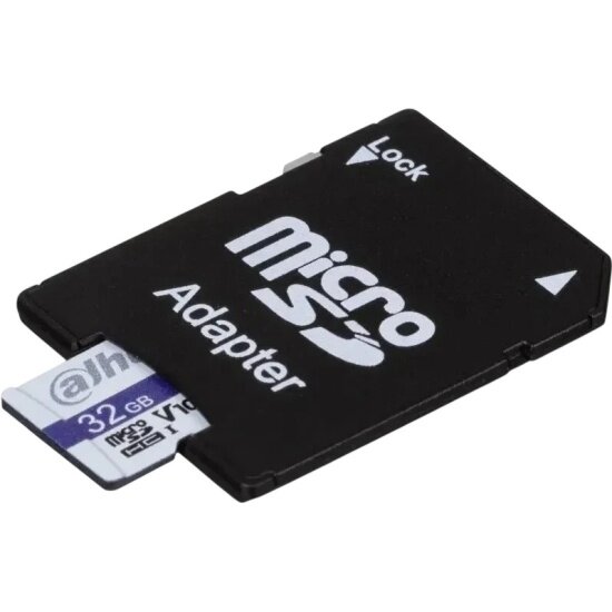 Карта памяти Dahua C100A microSDHC 32GB UHS-I Class 10/U1/V10, 95/25 MB/s + ADP (DHI-TF-C100A-32GB)