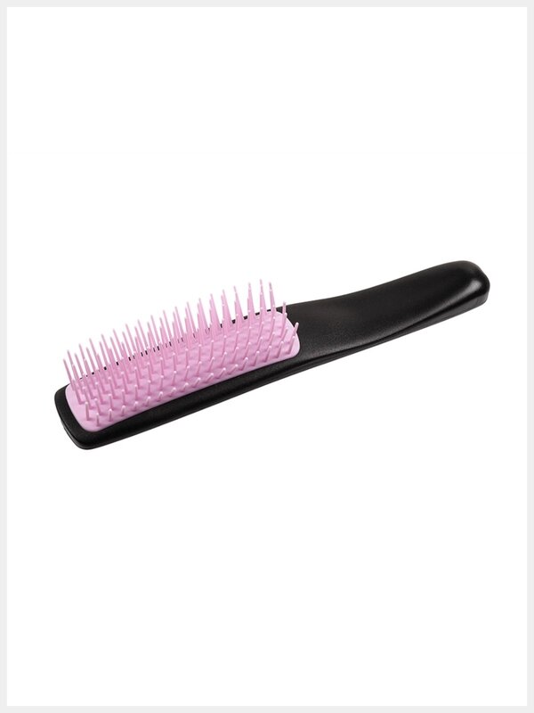 Расческа массажная Zinger 2104/розовый, щетка для расчесывания волос и массажа головы