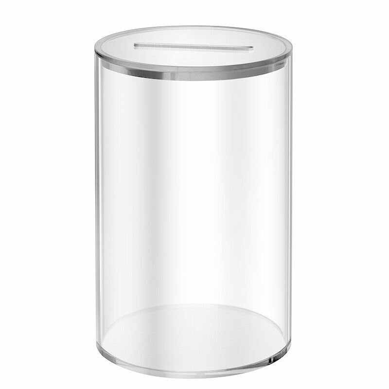 Прозрачная акриловая копилка для украшения дома ударопрочные копилки