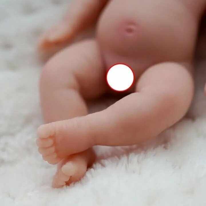 4,5-дюймовые силиконовые куклы Reborn для девочек, одежда с изображением кролика