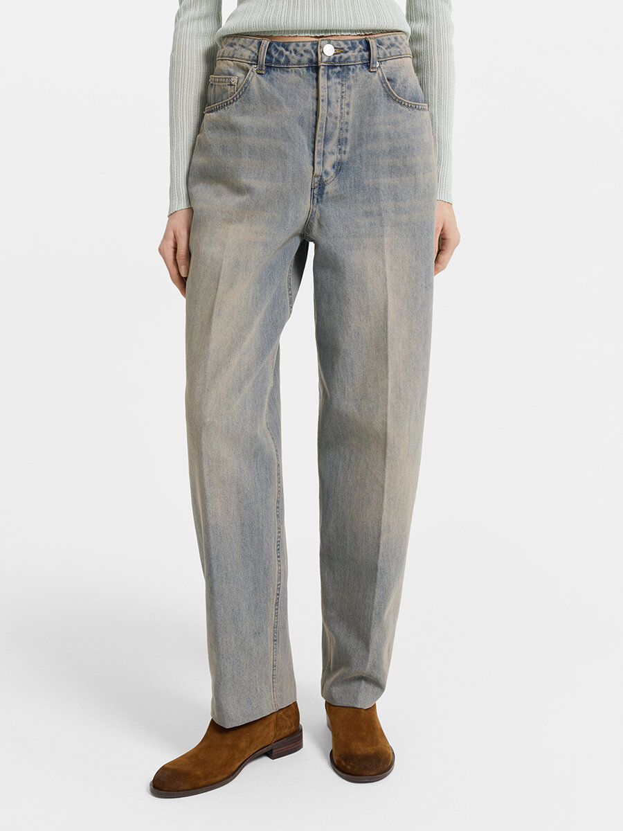 Джинсы багги 