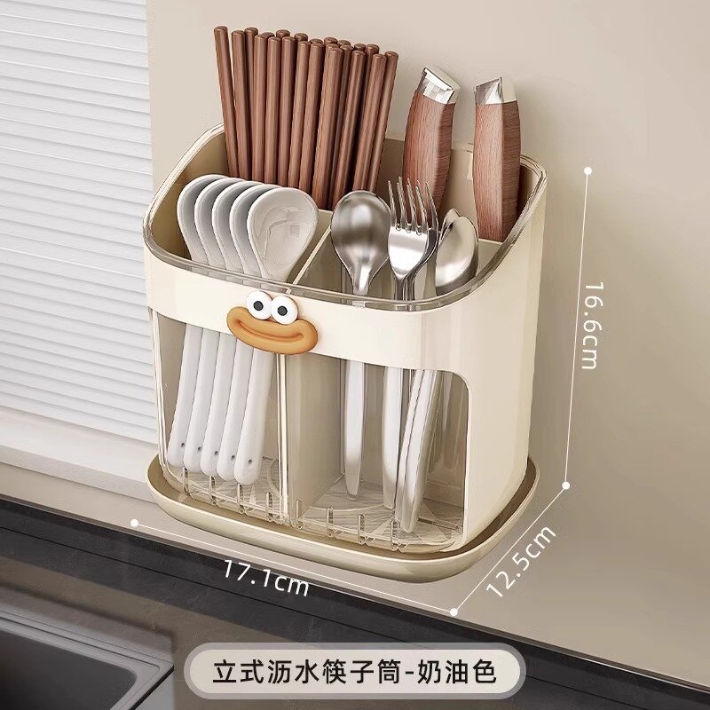 Высококачественный новый держатель для палочек для еды, настенная коробка для хранения, кухонная подставка для палочек и ложек, корзина для палочек, клетка для палочек