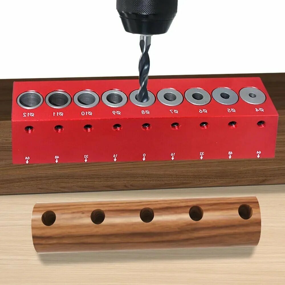 Направляющая для сверления вертикальных отверстий, самоцентрирующийся локатор пробивных отверстий