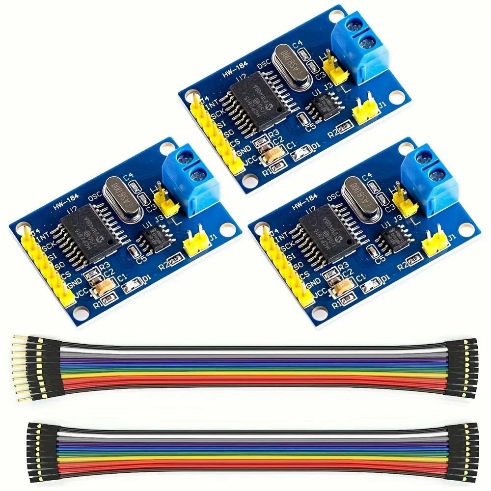 Комплект CAN-Bus модулей (3 шт.) совместим с ESP32, STM32 и другими платформами