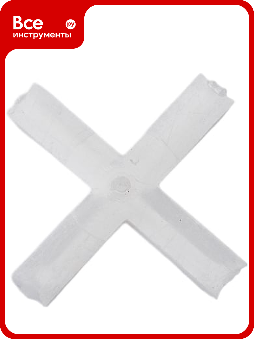 Крестик для плитки (100 шт; 3 мм; пакет) Tech-Krep/Zitar 103641