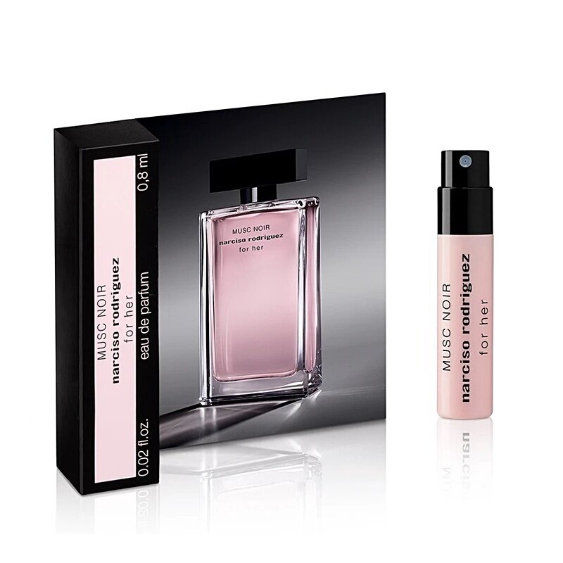 Парфюмерная вода Narciso Rodriguez Musc Noir For Her миниатюра 0.8 мл / Наркисо Родригес Маск Нуар Фо Хё / Чёрный мускус