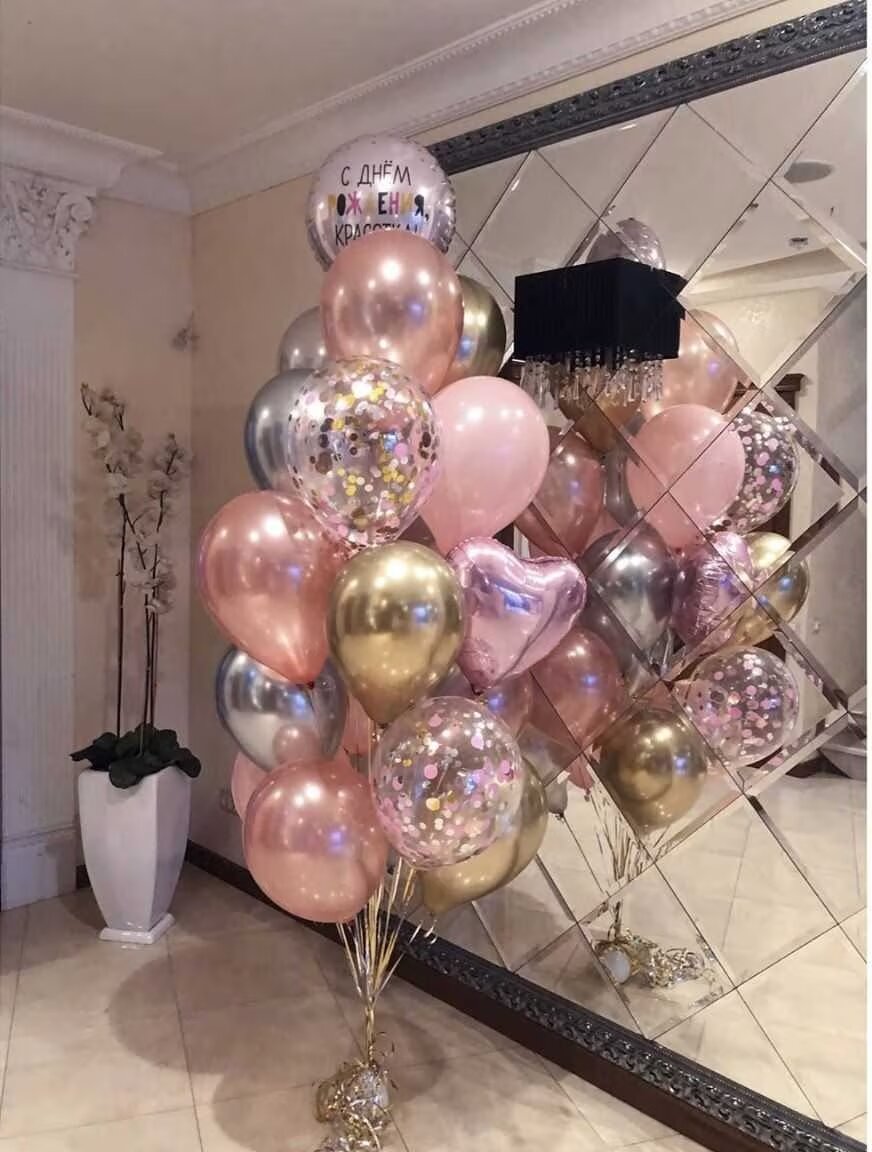 Воздушные шары с гелием Букет "Нежный"