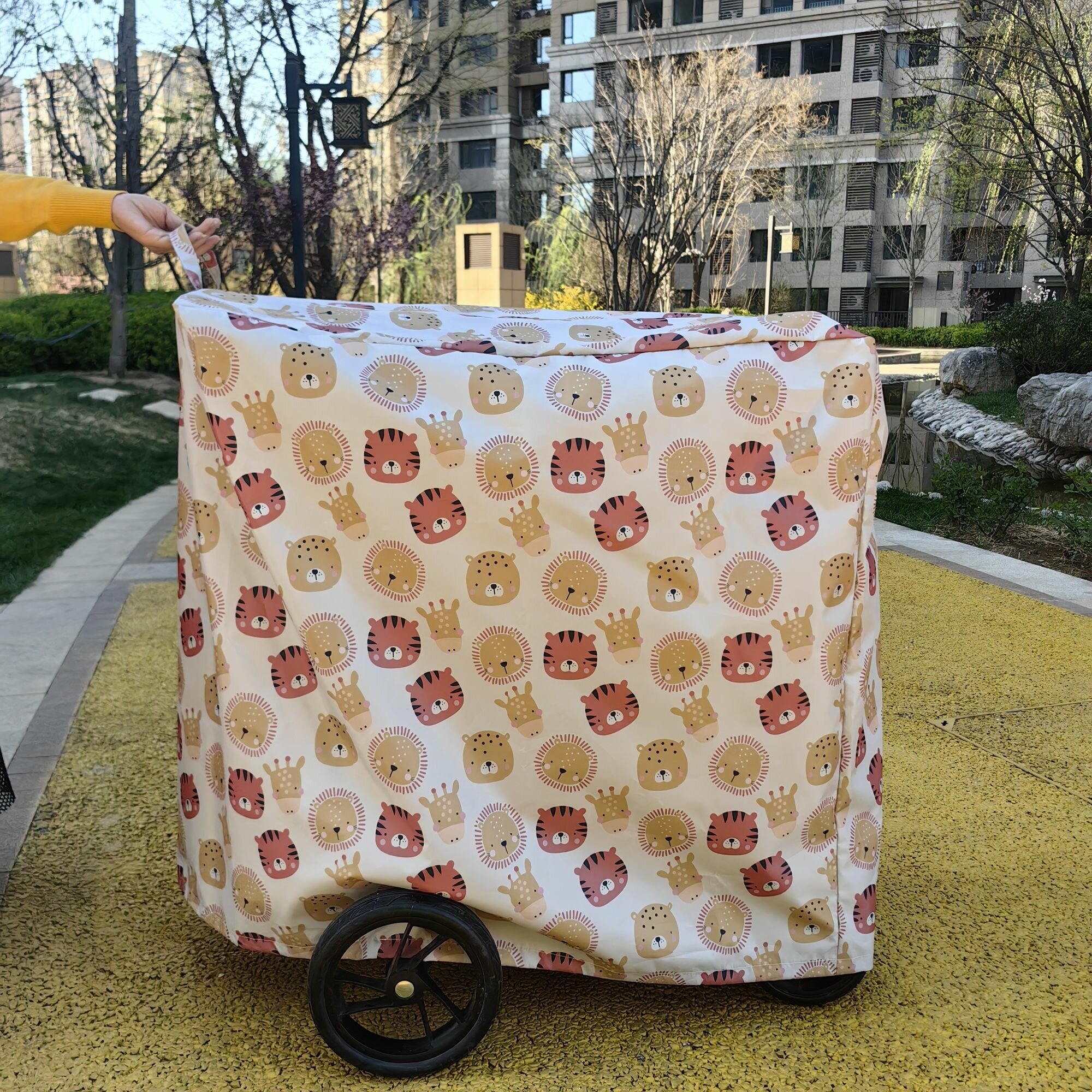 Чехол для детской коляски, защитный чехол для коляски на улице, чехол для коляски в коридоре, универсальный изоляционный чехол, дождевик