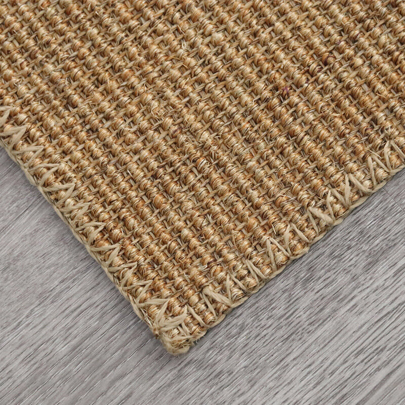 Коврик для входной двери из сизаля, коврик для кошек, коврик для кухни и ванной, скандинавский японский татами, нескользящий коврик для ванной