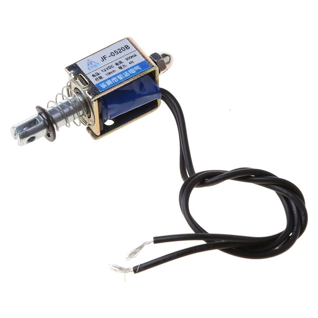 Электромагнитный соленоид JF-0530B, 12V
