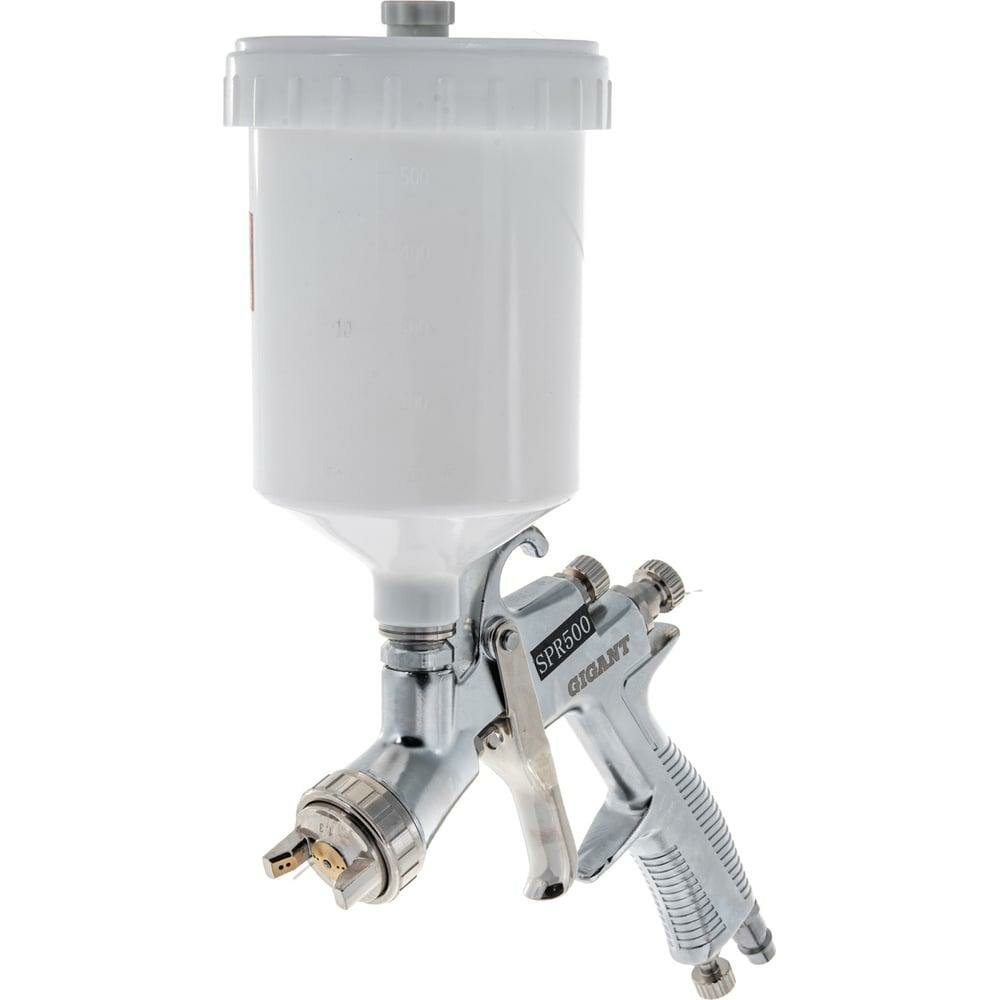 Краскораспылитель (сопло 1,3 мм; бачок 0,6 л, LVLP) Gigant SPR500