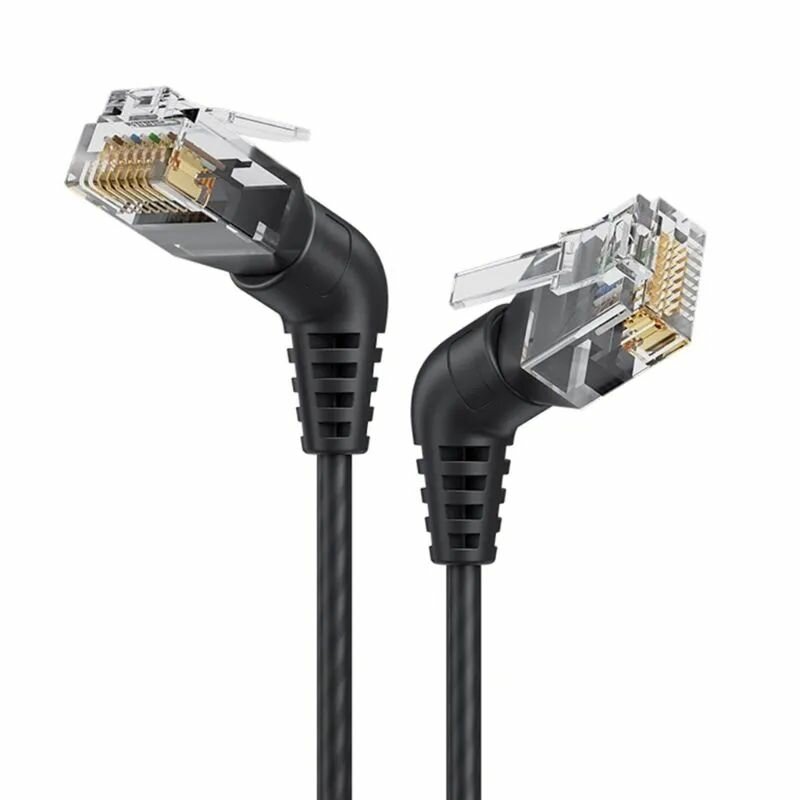 Кабель для интернет-соединения, 0.25 м, черный