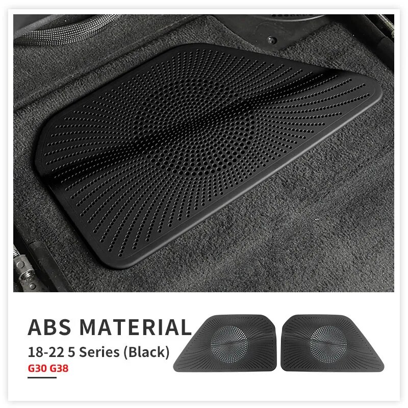 Защитная маска для BMW 5 Series G30 G38 (2018-2022), ABS Black, 2 шт.