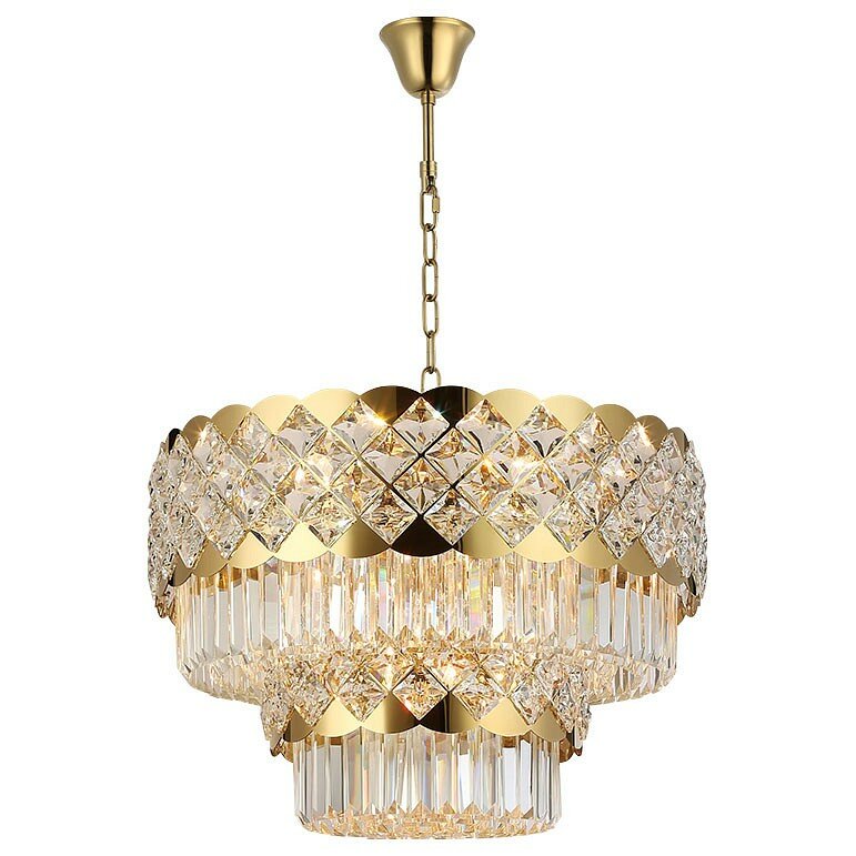 Подвесная люстра Newport ASHLEY 8301/60 C gold polished