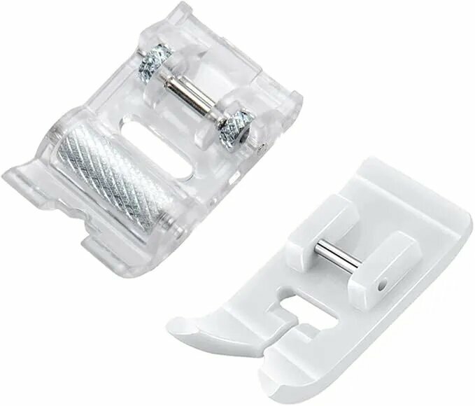 2 роликовые прижимные лапки и зигзагообразные тефлоновые прижимные лапки с антипригарным покрытием -подходят для всех швейных машин с низкой ручкой singers, brothers, baby locks, Janome