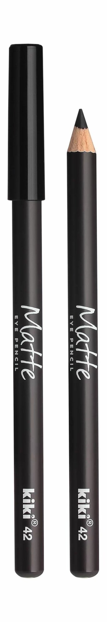KIKI Карандаш для глаз Matte, 1,1 г, 42 Серый