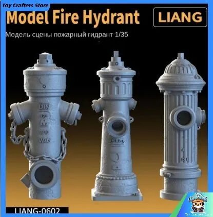 LIANG 0602 1/35 Модель пожарного гидранта Аксессуар (Пластиковая модель)
