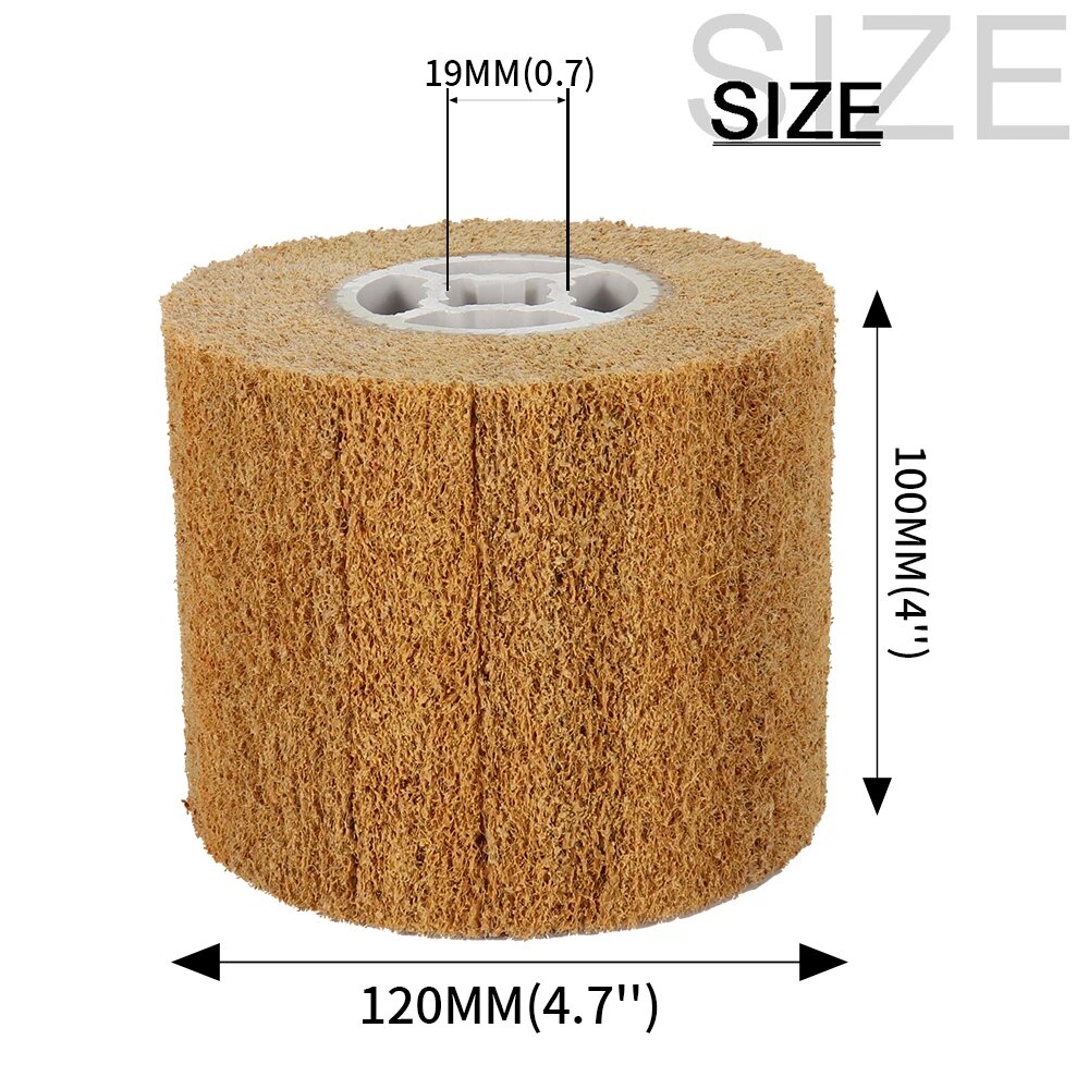 Шлифовальный диск нейлоновый 100*120 мм, 120grit