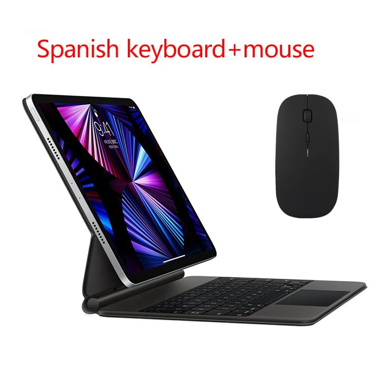 AJIUYU Magic Keyboard Folio для iPad Pro 12,9" с подсветкой
