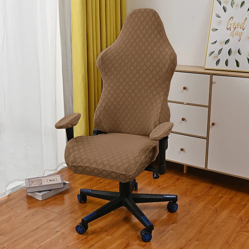 Эластичный чехол для игрового кресла SpandEx/полиэстер Brown2