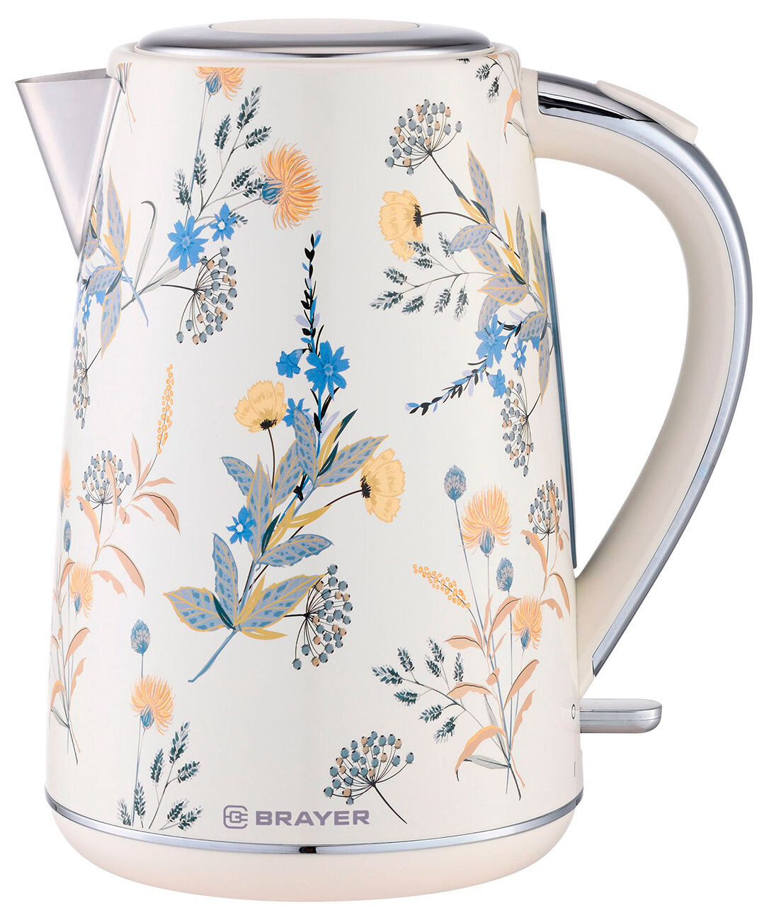 Чайник электрический Brayer 1083BR-YE, 2200 Вт, 1.7 л