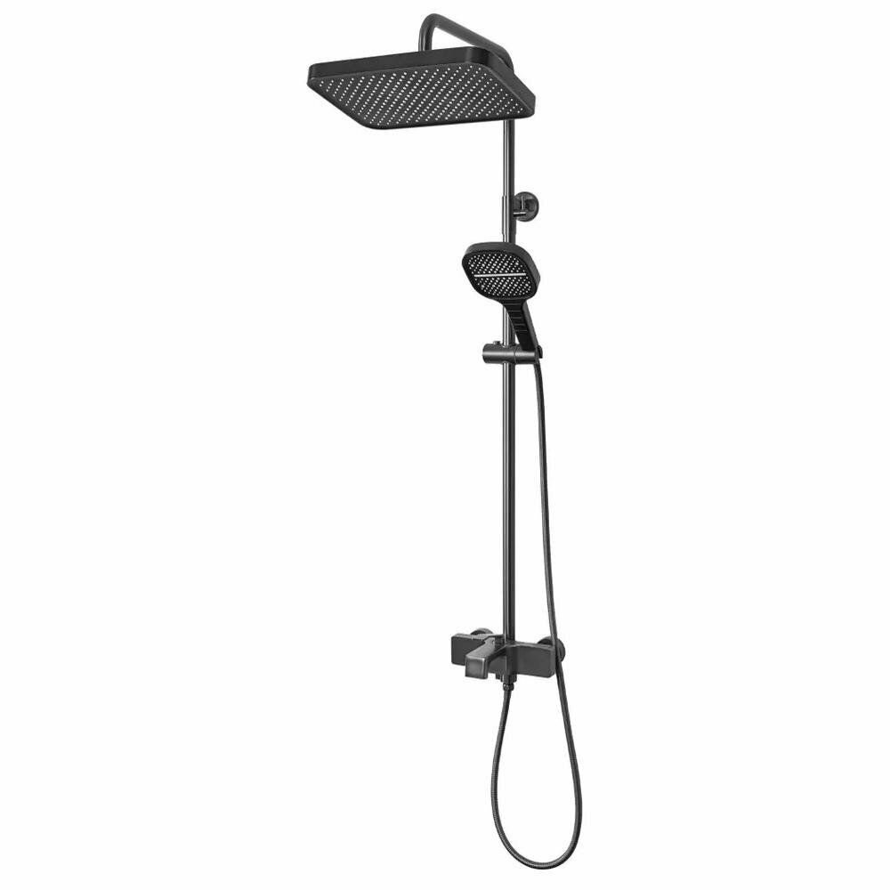 Душевая система Hansberge H5065BG, графит