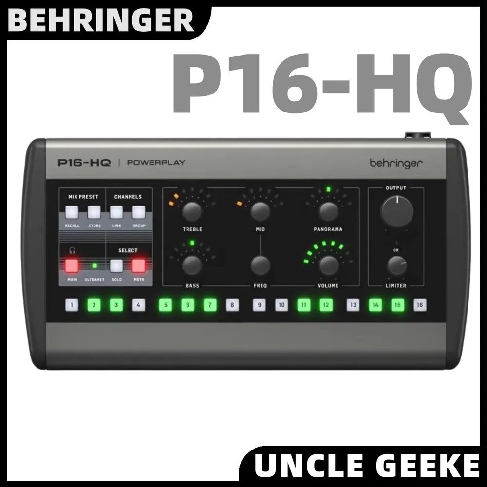 BEHRINGER P16-HQ мониторный микшер
