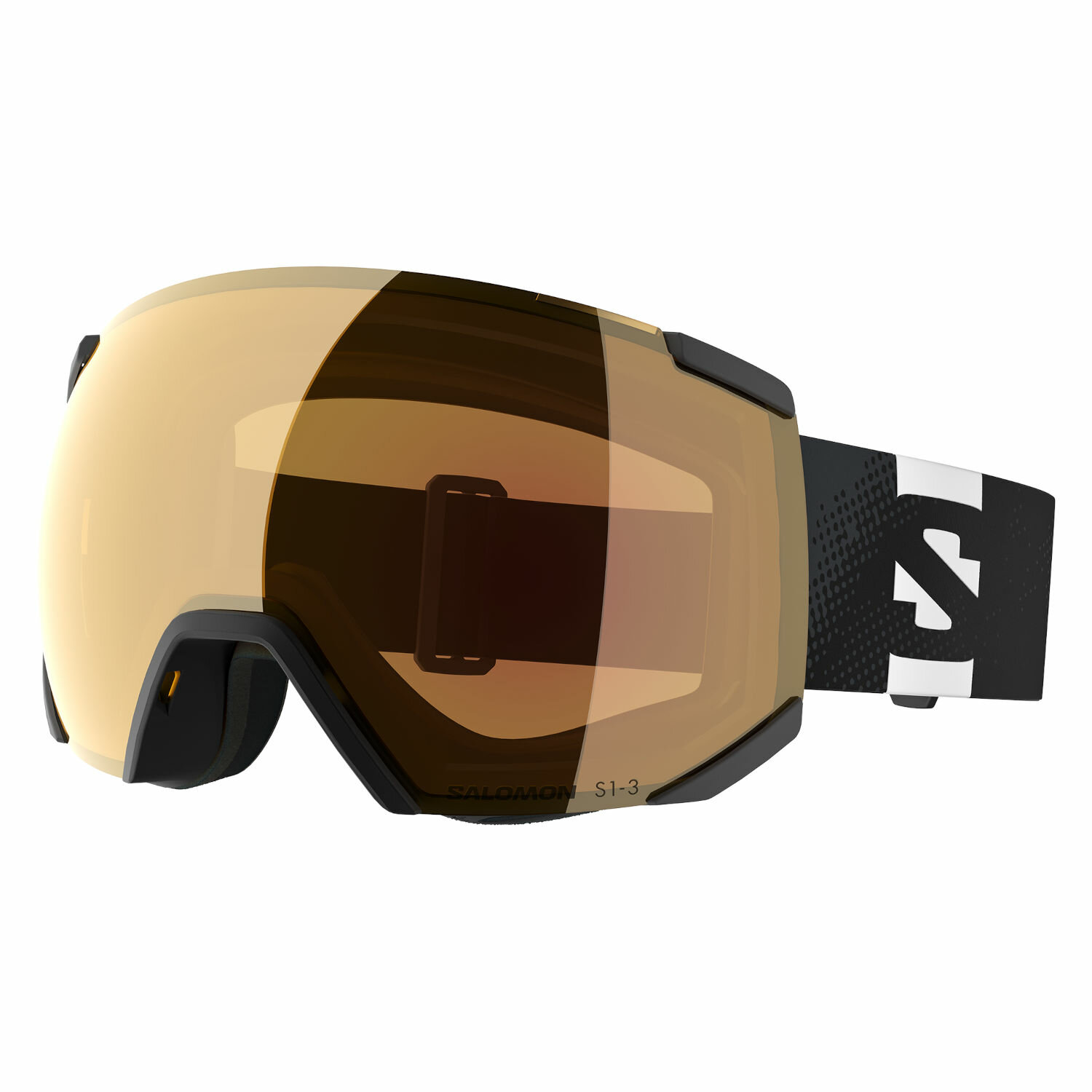 Маска горнолыжная SALOMON Radium Photochromic Black S1-S3