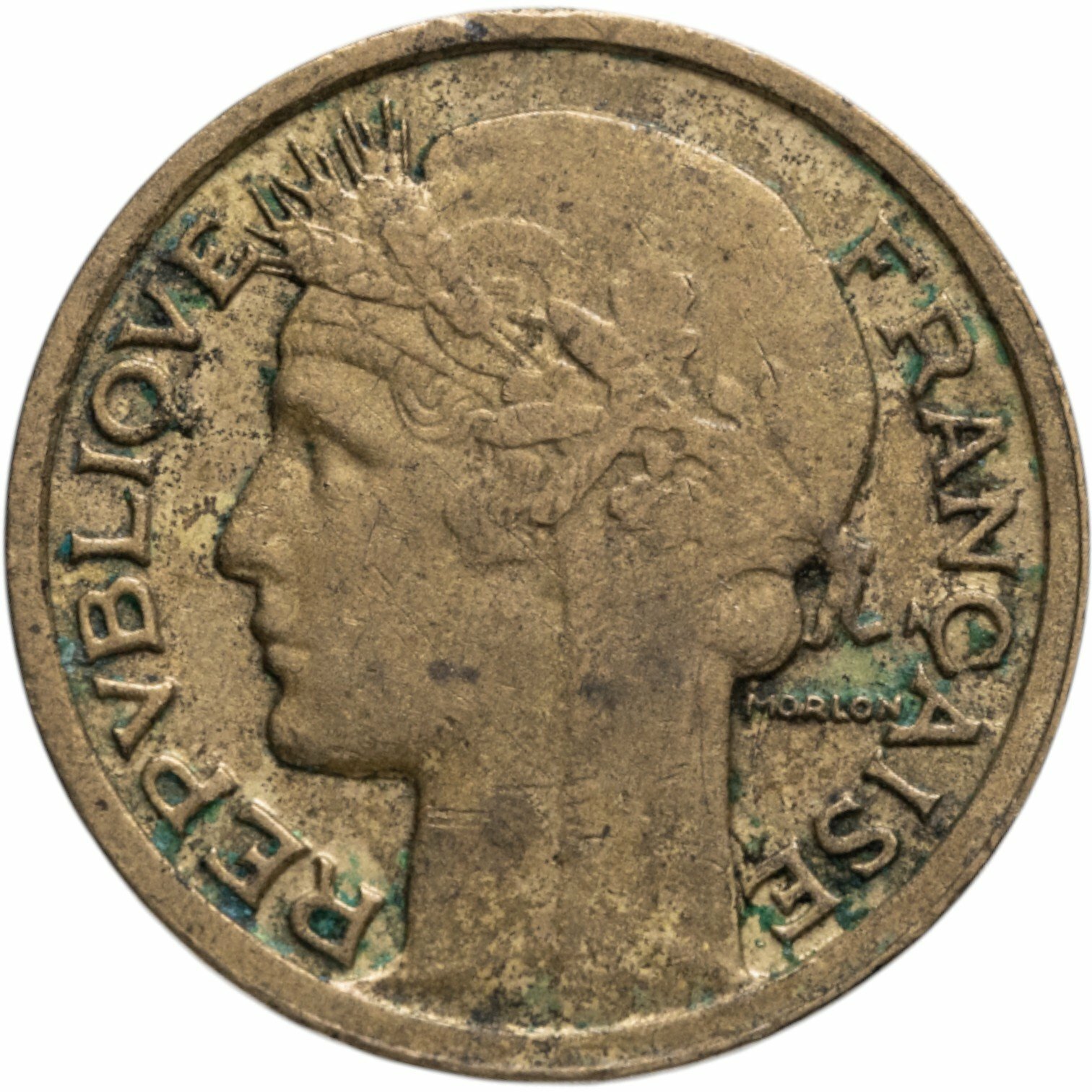 Франция 50 сантимов 1941, Алюминиевая бронза, в сохранности VF-XF