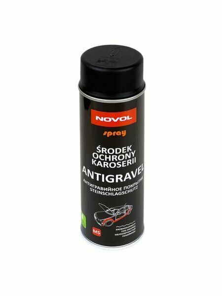 Novol Антигравий ANTIGRAVEL MS спрей чёрный, мелкозернистый, уп. 500 мл.